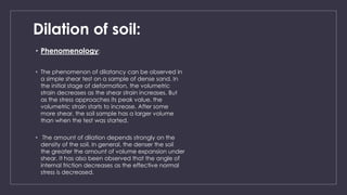 Swelling expansion and dilation of soil | PDF