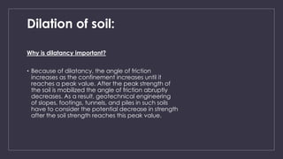 Swelling expansion and dilation of soil | PDF