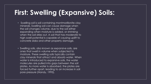 Swelling expansion and dilation of soil | PDF | Gardening | Home & Garden