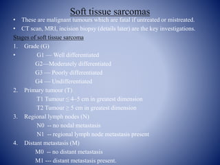 Swellings, tumours and cysts | PPTX
