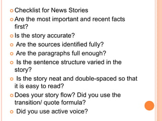 News making (in journalism) | PPT