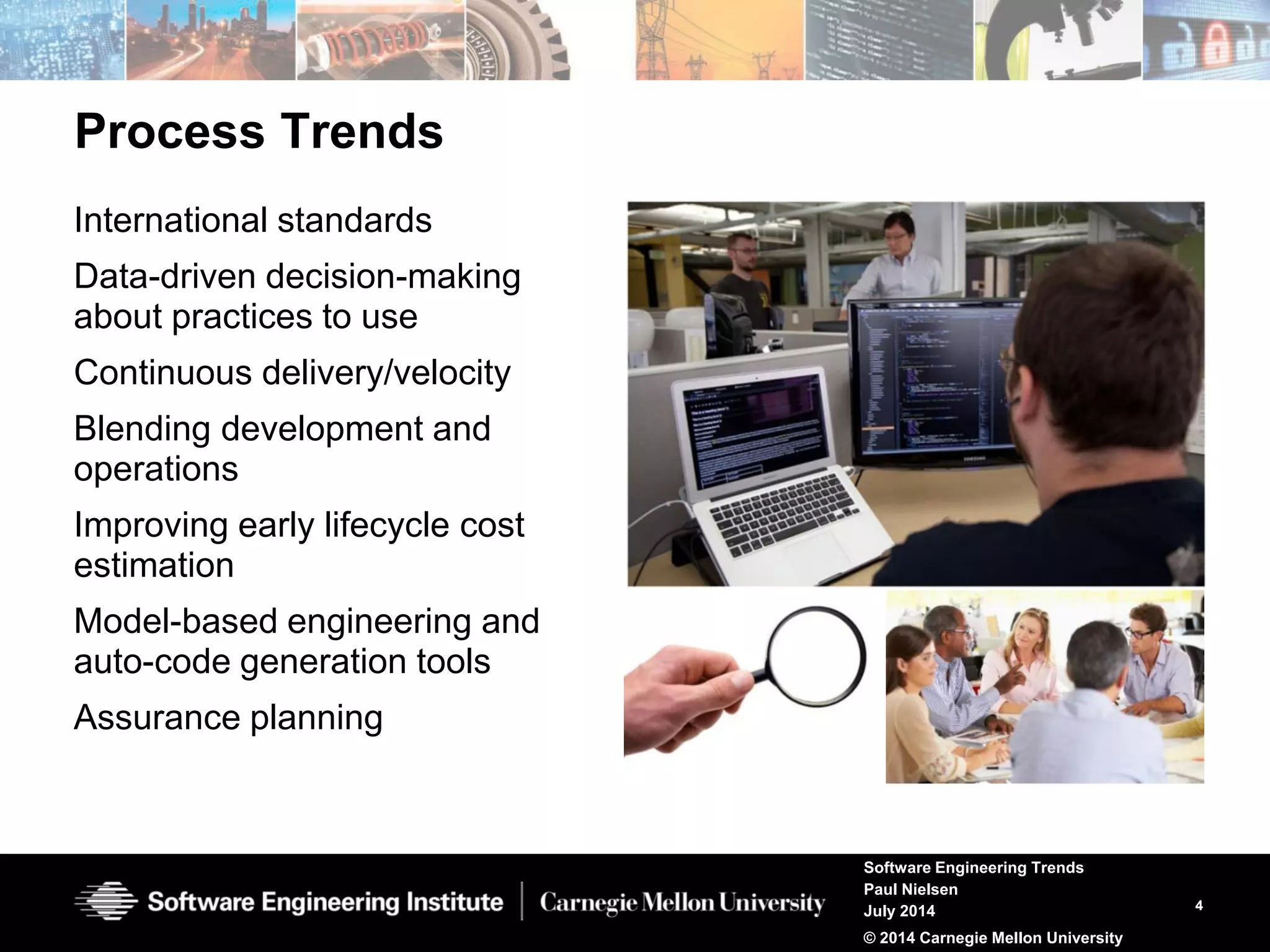 Software Engineering Trends: Vision from Paul Nielsen, SEI | PPT