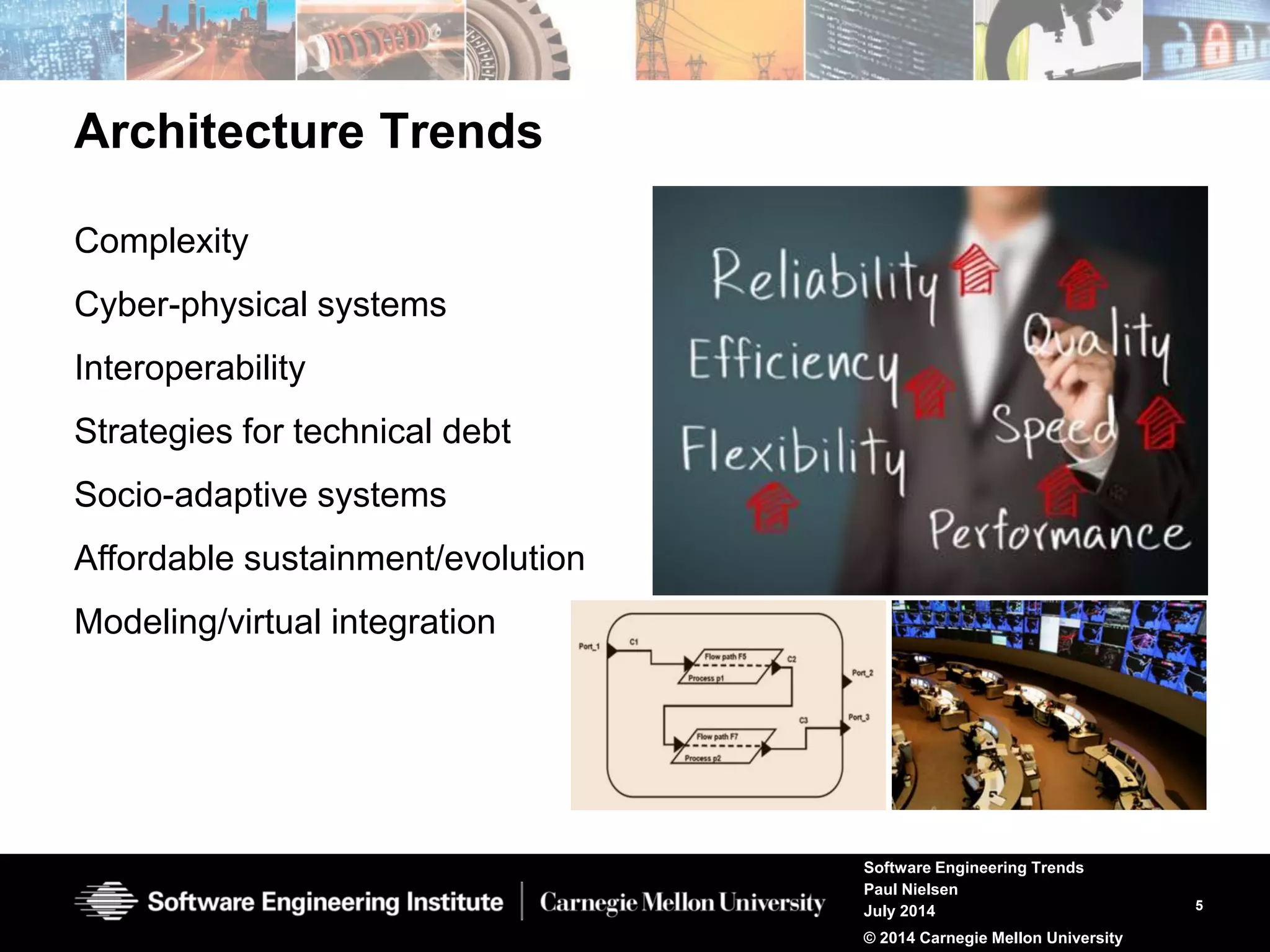 Software Engineering Trends: Vision from Paul Nielsen, SEI | PPT