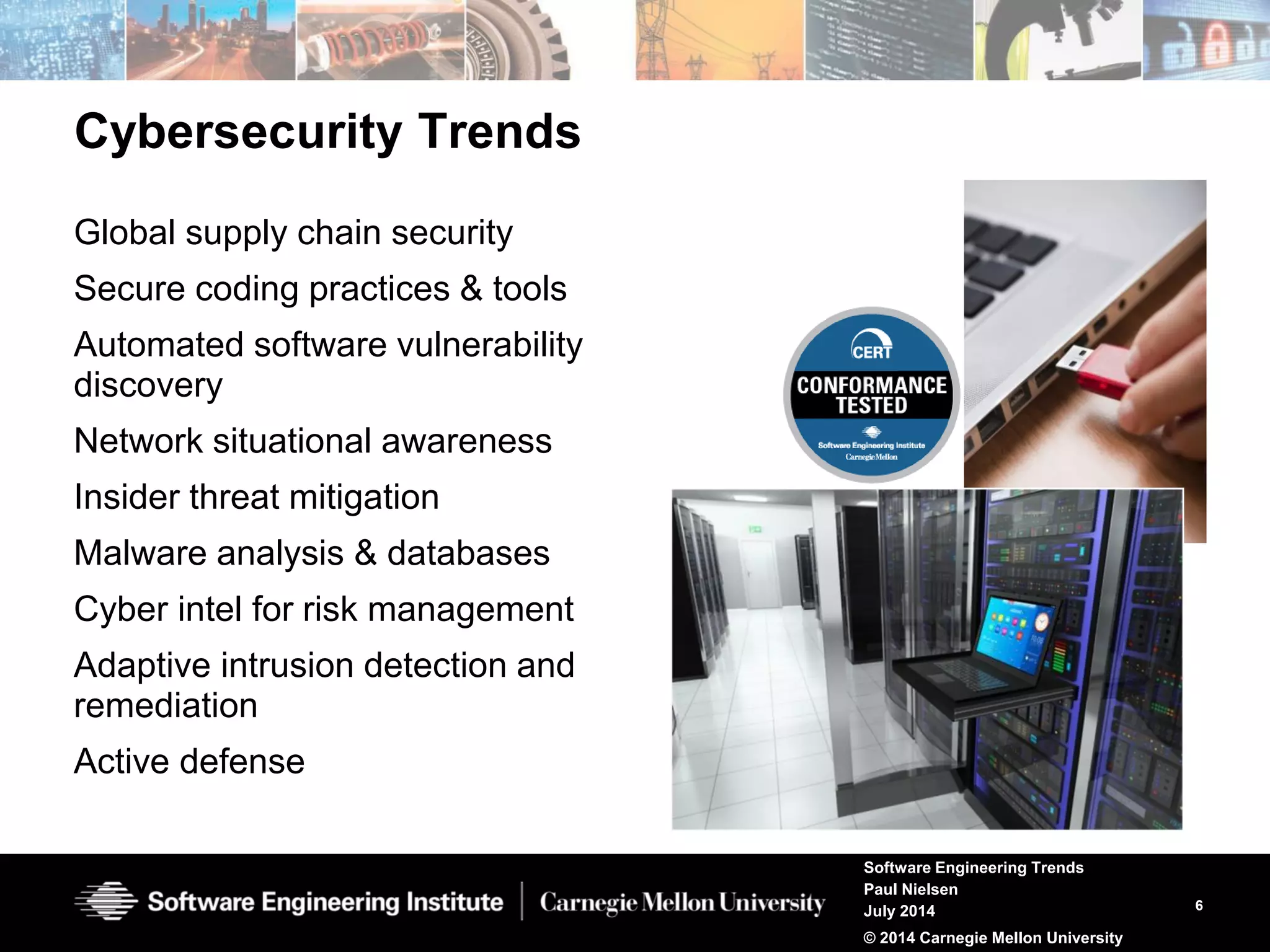 Software Engineering Trends: Vision from Paul Nielsen, SEI | PPT