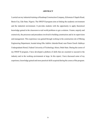 A Technical Report on Student Work Experience Programme 2 (SWEP 2 ...