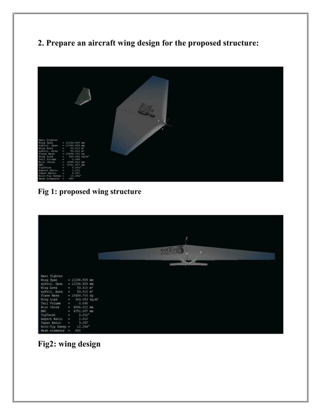 Fighter jet Swept back wing design and Analysis by using of Xflr5 | PDF ...