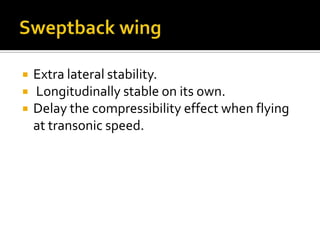 Swept wing configuration | PPTX