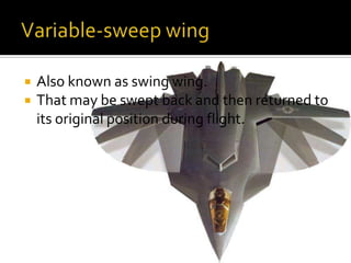 Swept wing configuration | PPTX