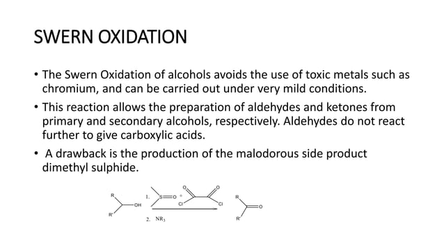 Swern oxidation | PPTX