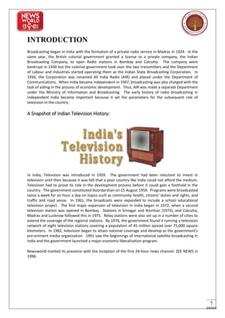 Comparative study of News world Odisha with other news channels like ...