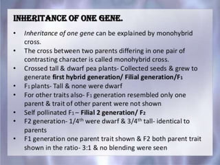 PRINCIPLES OF INHERITANCE AND VARIATION | PPTX