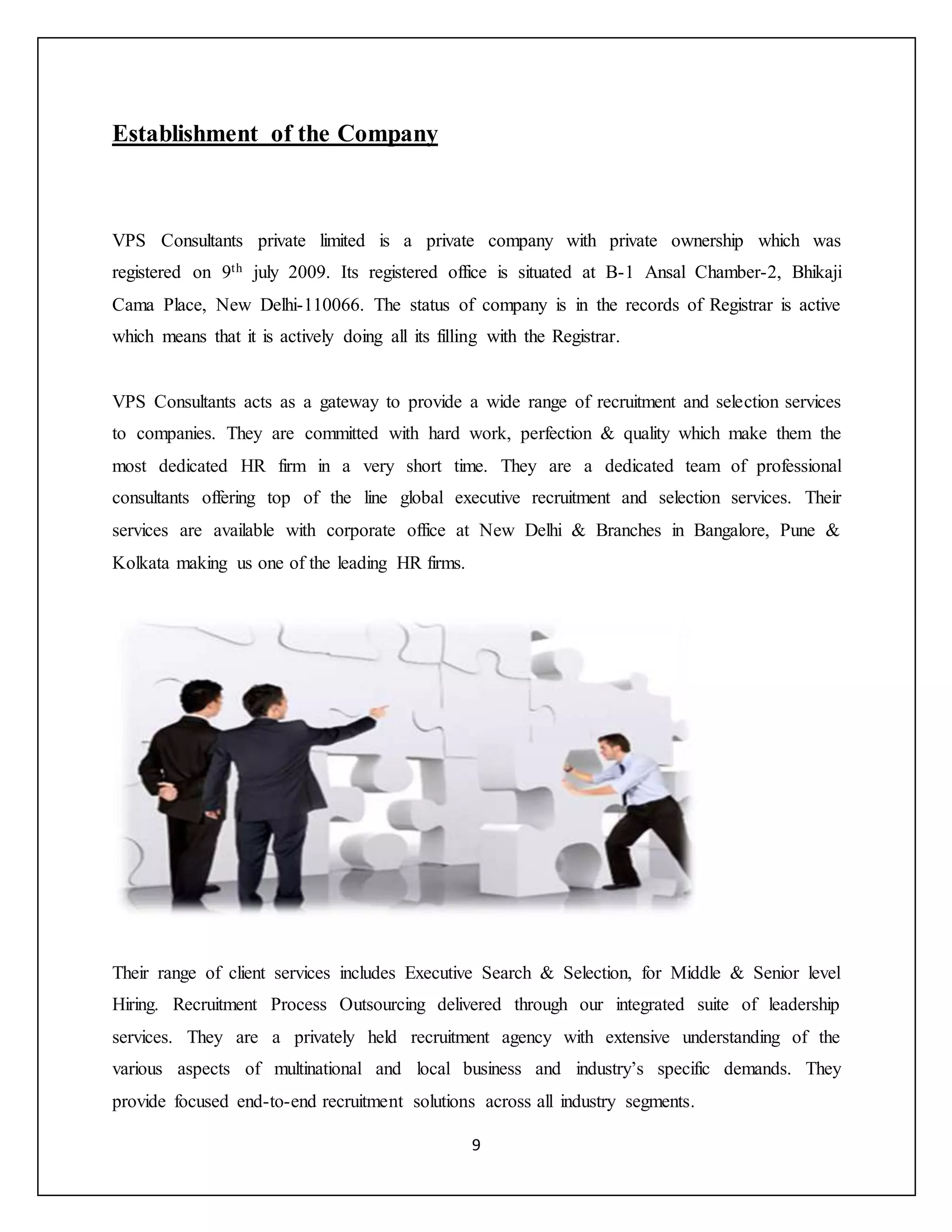 summer internship report - sourcing and recruitment | DOCX