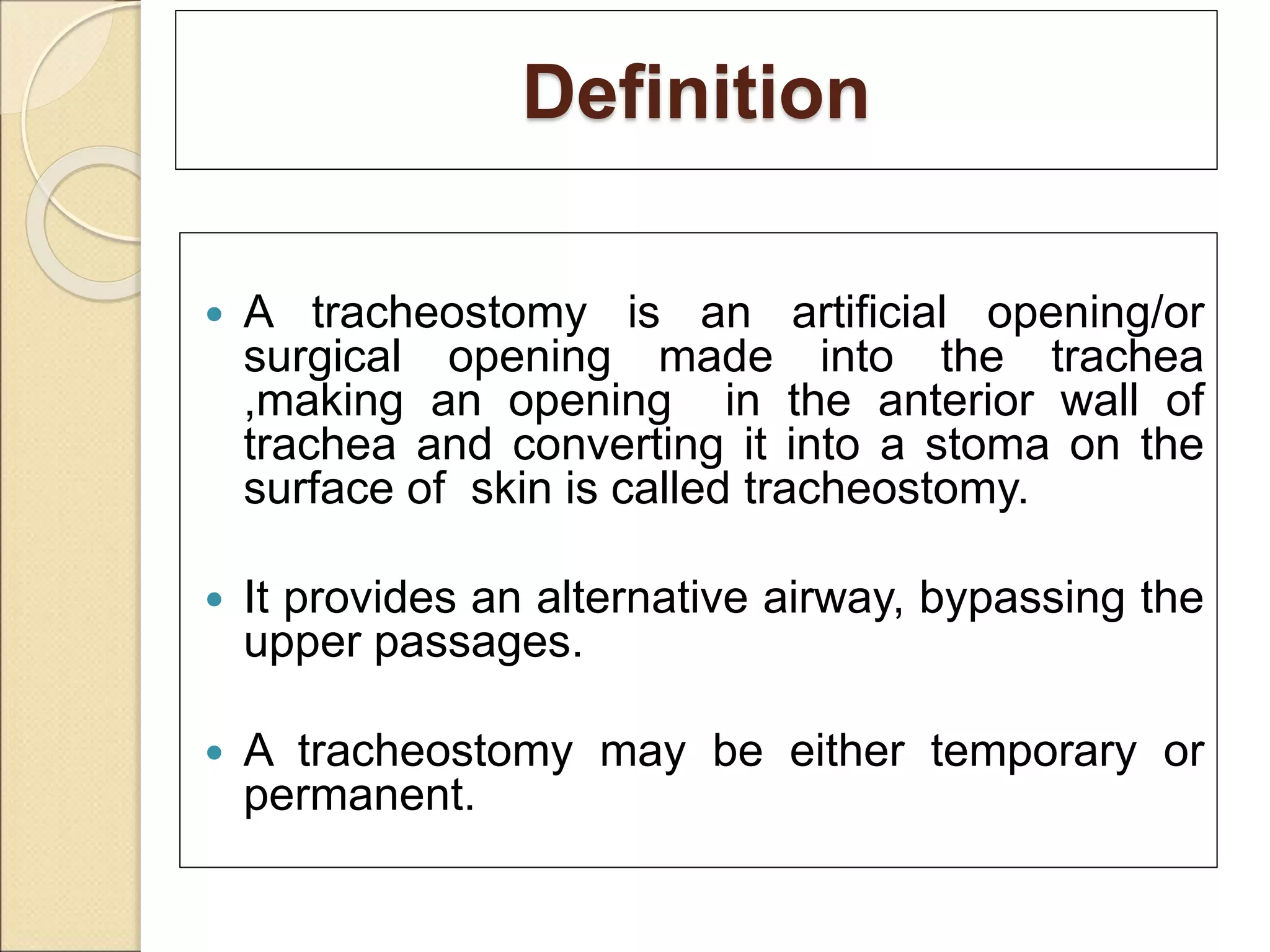 Tracheostomy | PPT