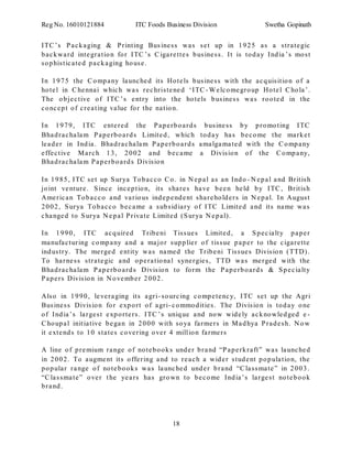 ITC Brand activation- FMCG | DOCX