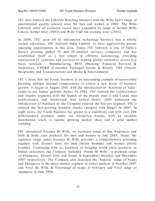 ITC Brand activation- FMCG | DOCX