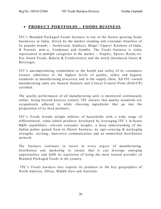 ITC Brand activation- FMCG | DOCX