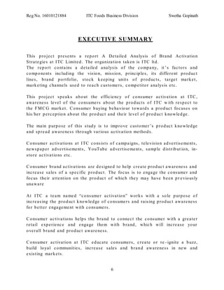 ITC Brand activation- FMCG | DOCX