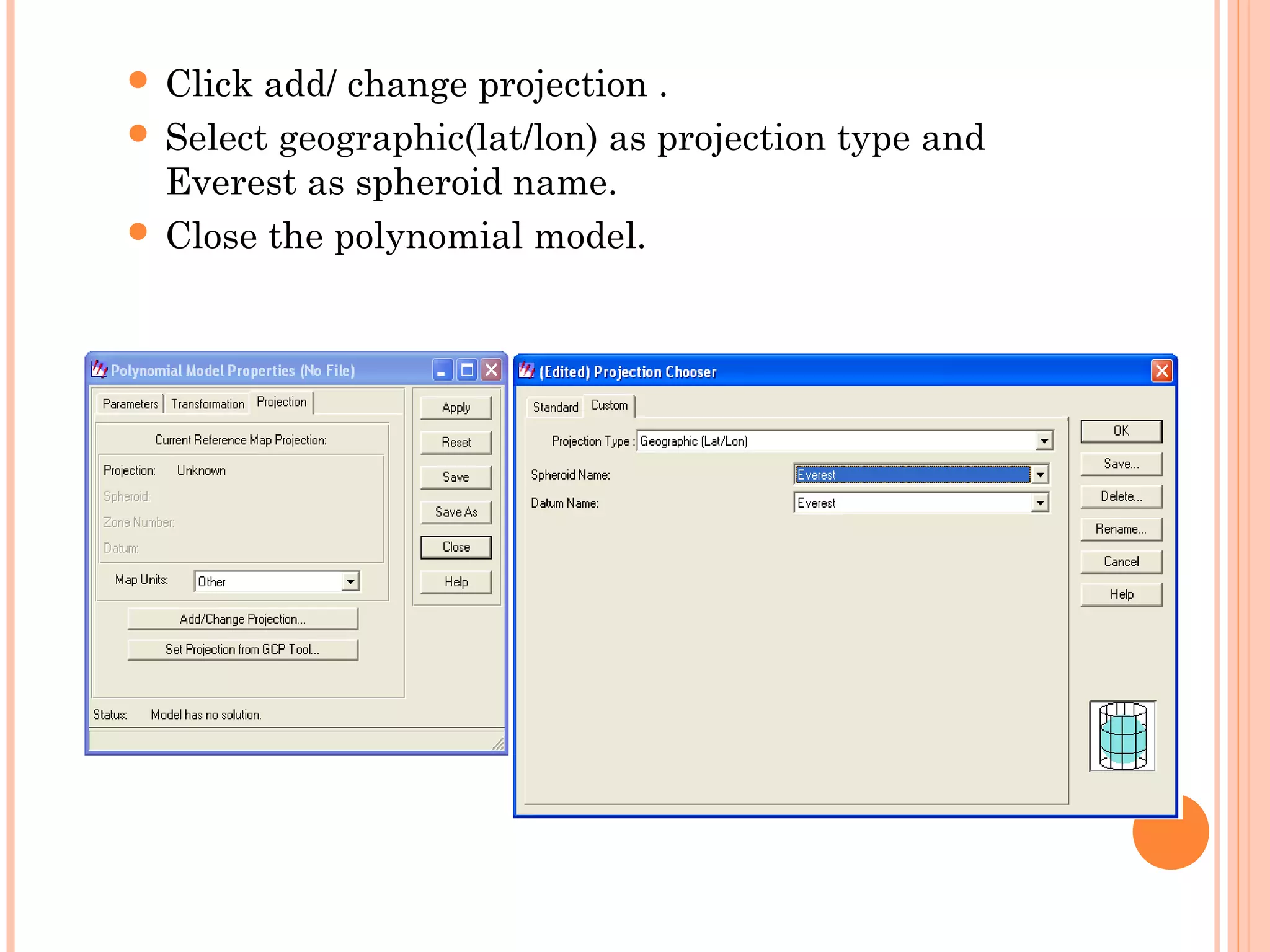 Map to Image Georeferencing using ERDAS software | PPT