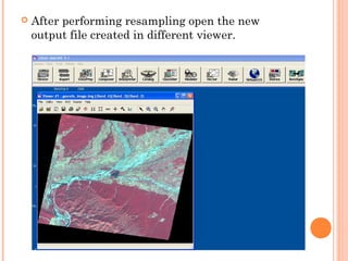 Map to Image Georeferencing using ERDAS software | PPT