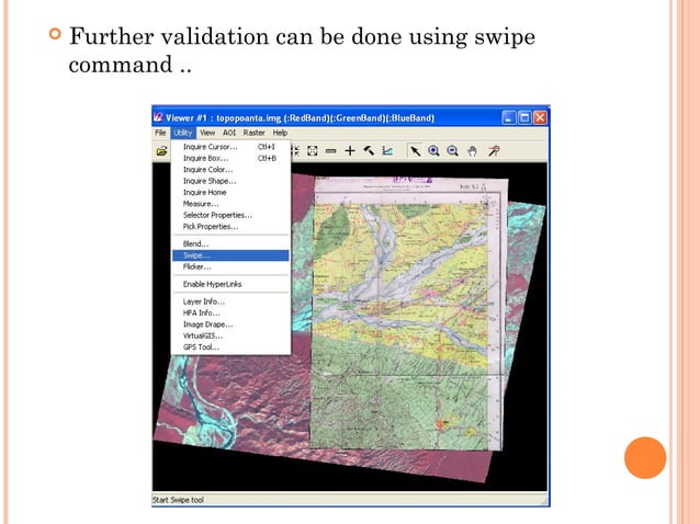 Map to Image Georeferencing using ERDAS software | PPT