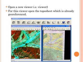Map to Image Georeferencing using ERDAS software | PPT