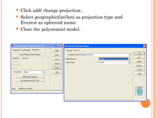 Map to Image Georeferencing using ERDAS software | PPT