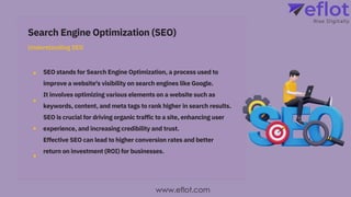 Learn The Basic Elements of Digital Marketing | Eflot | PDF