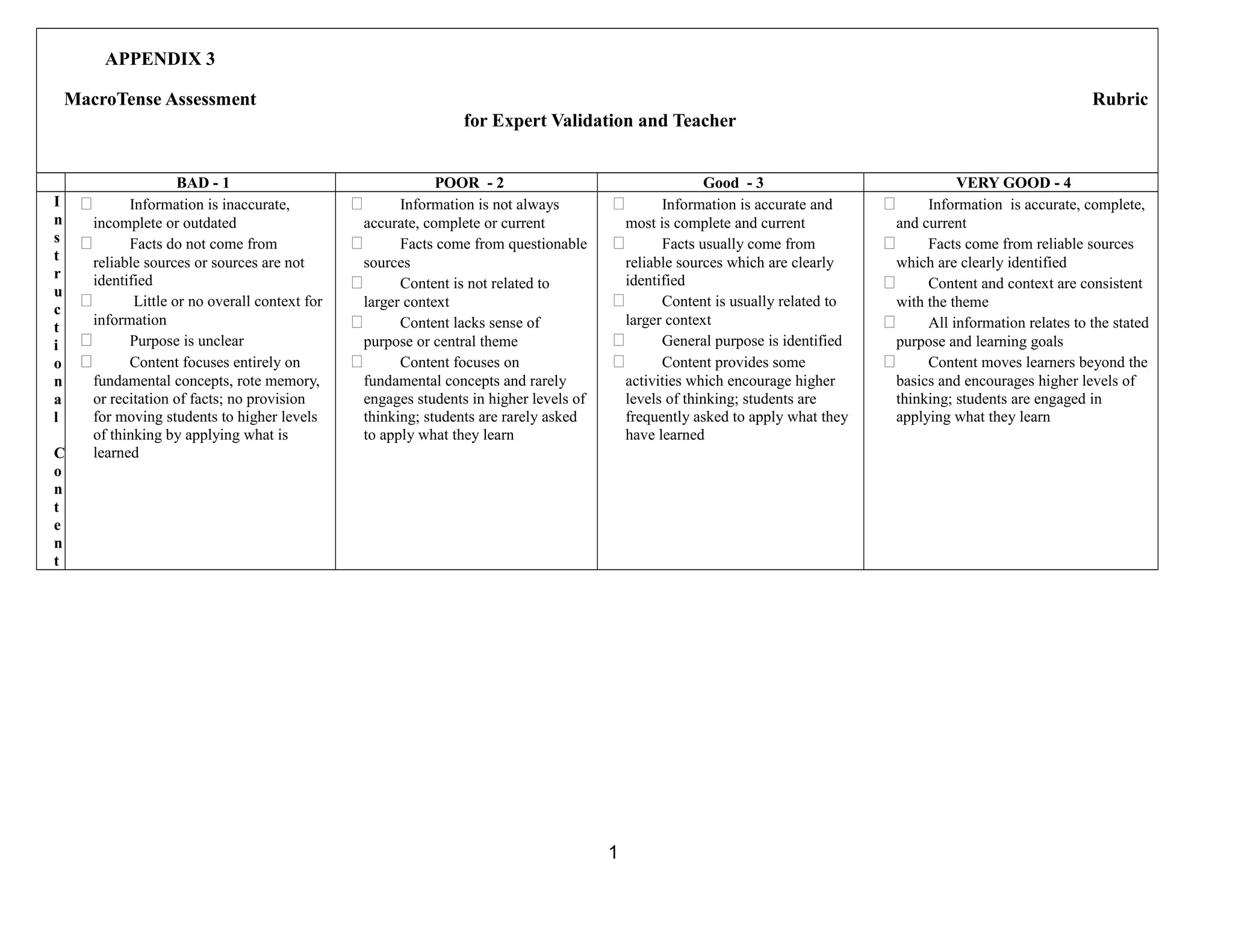 evaluation rubric assessment | PPT
