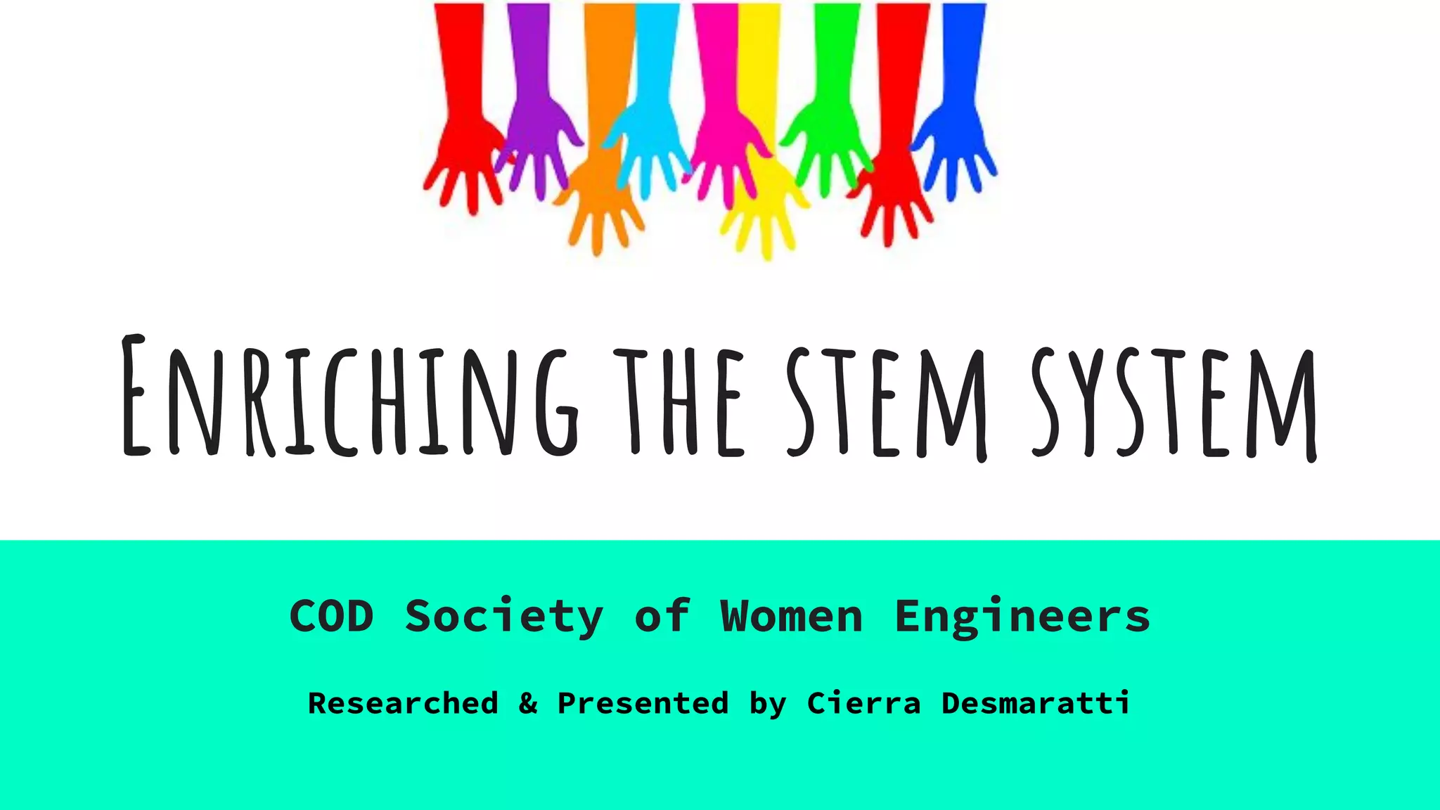 Swe women and minorities in stem presentation (2) | PDF