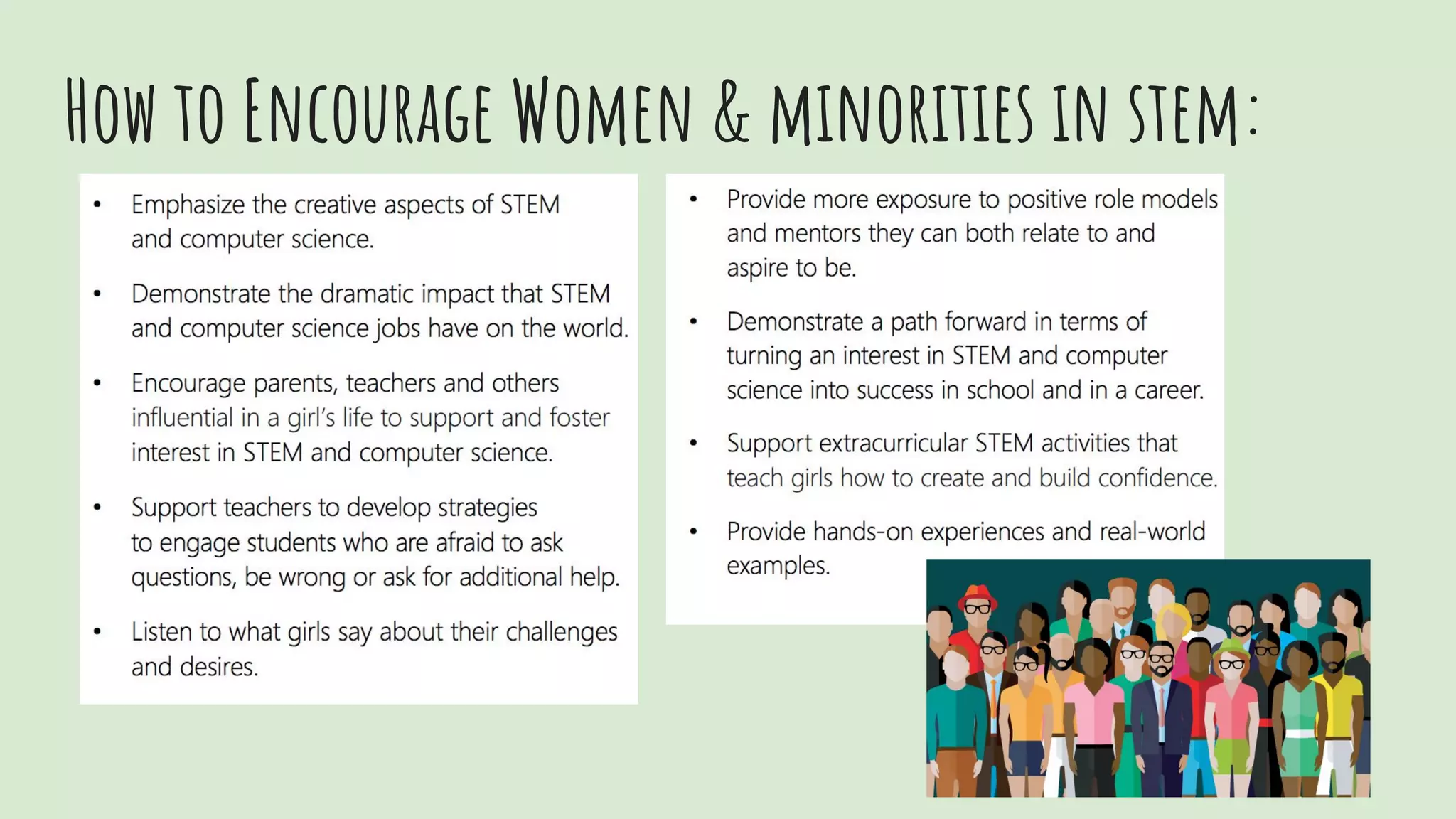 Swe women and minorities in stem presentation (2) | PPT