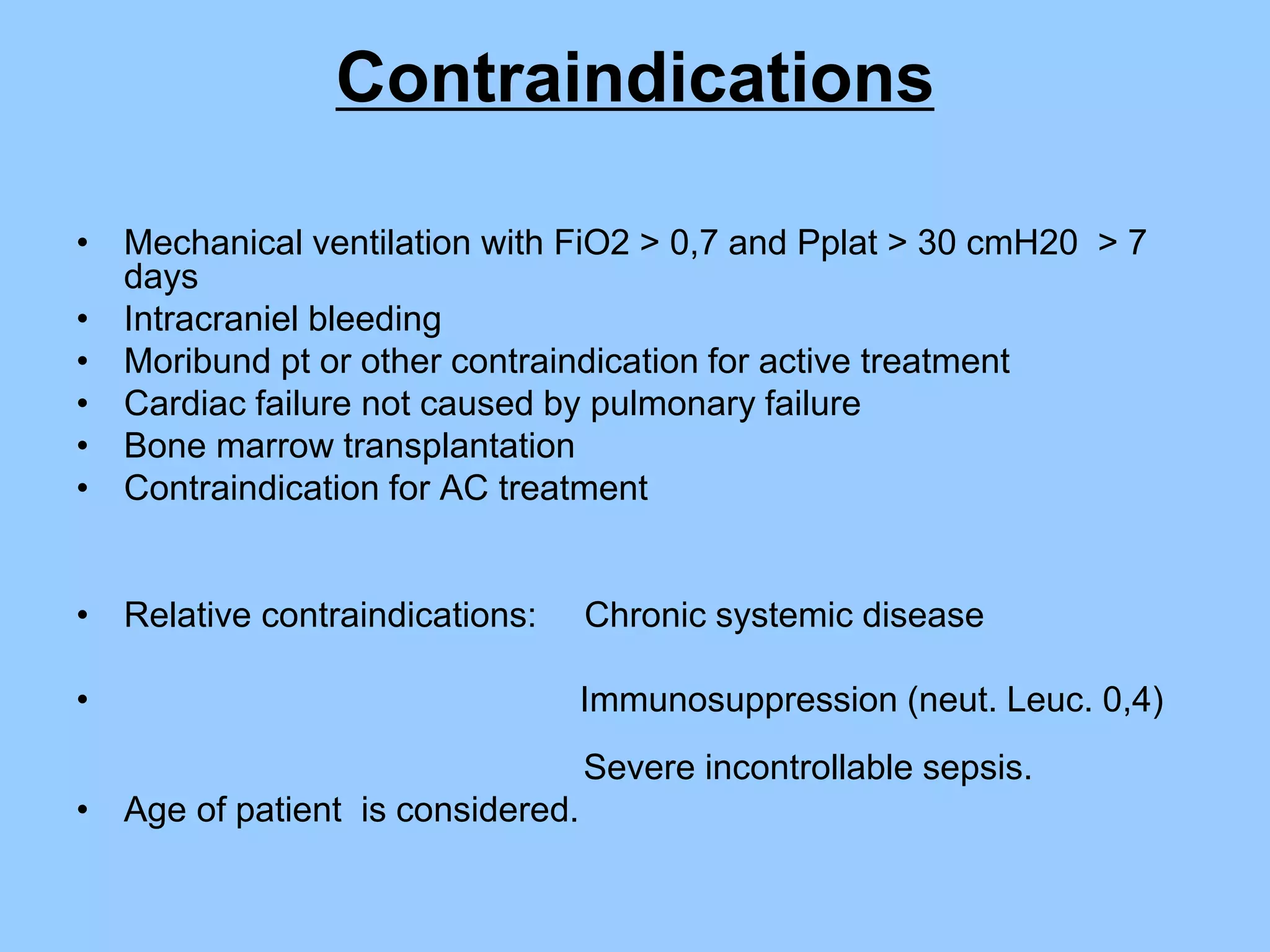 VV-ECMO - indications and concerns | PPTX