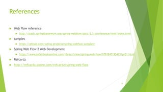 Introduction to Srping Web Flow | PPTX