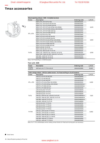 ABB Price List MCCB | PDF
