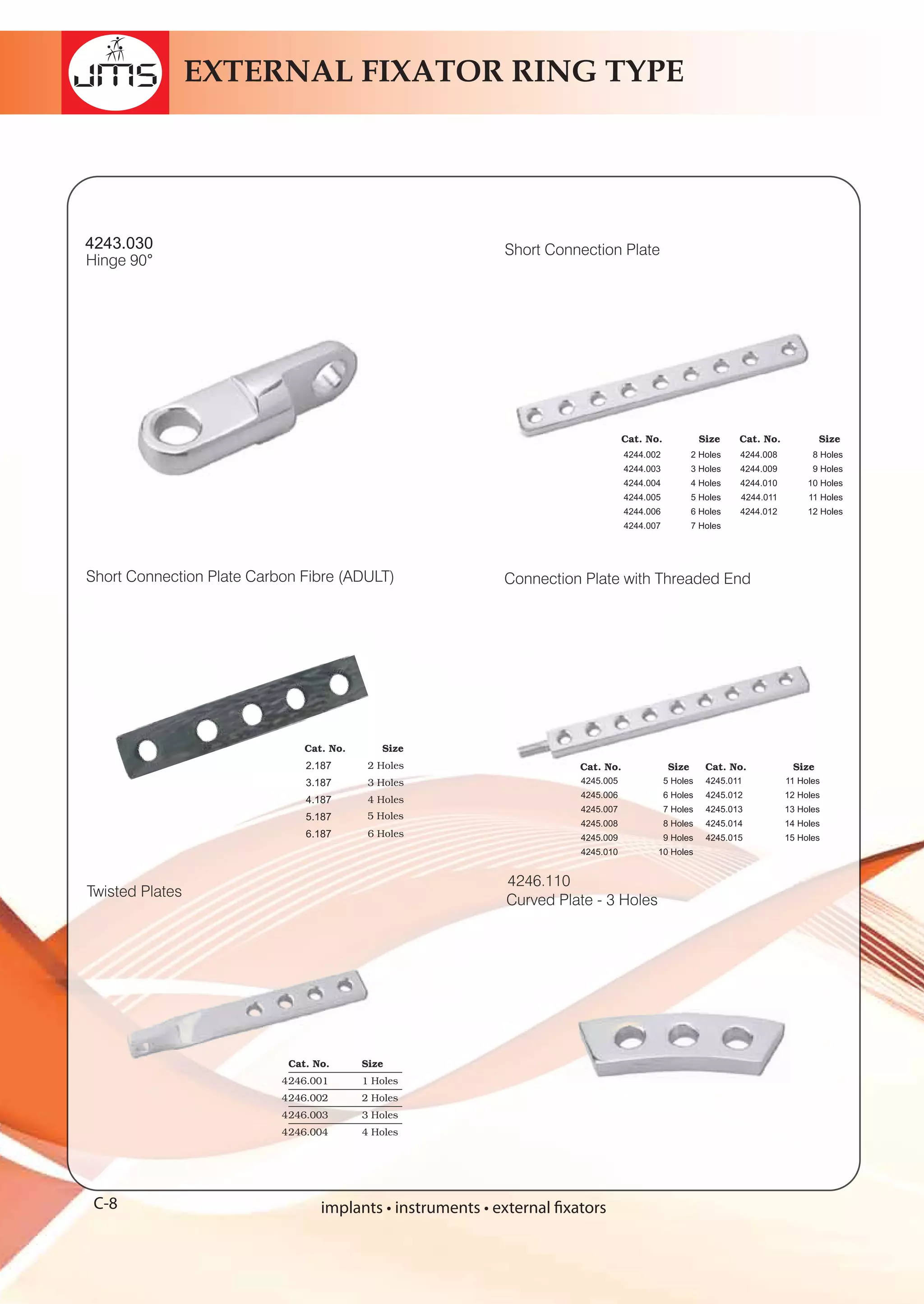 Orthopedic External Fixates Catalog | PDF