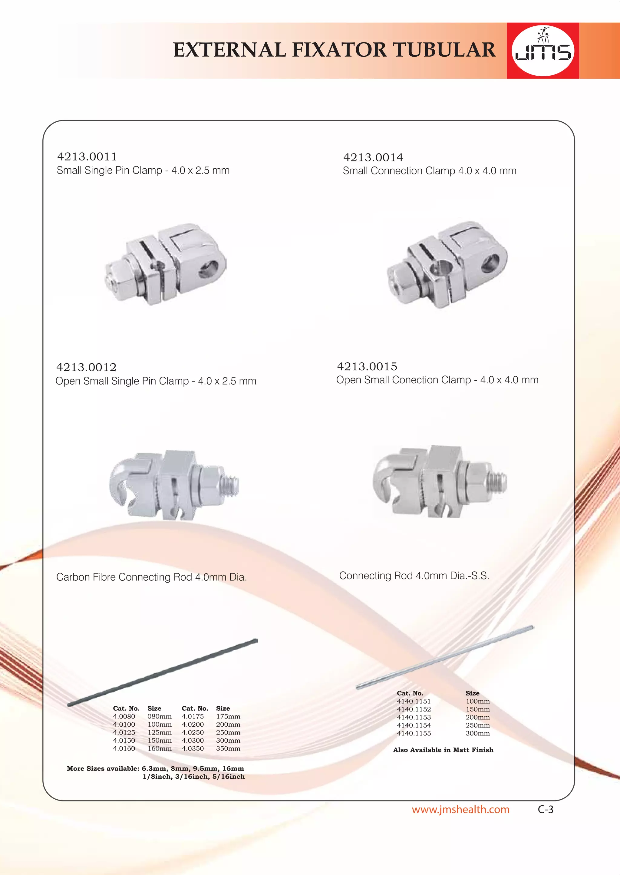 Orthopedic External Fixates Catalog | PDF