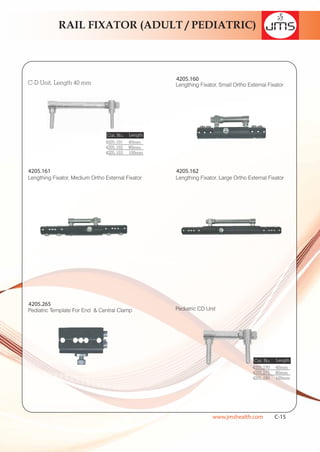 Orthopedic External Fixates Catalog | PDF