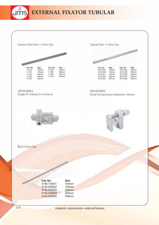 Orthopedic External Fixates Catalog | PDF