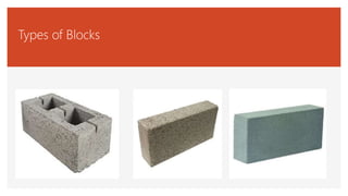 Swh types of bricks and bonds | PPTX