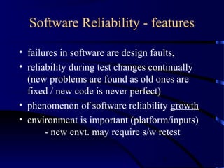 Software and Hardware Reliability | PPT