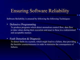 Software and Hardware Reliability | PPT
