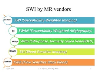 SWI for radiation technologists | PPT