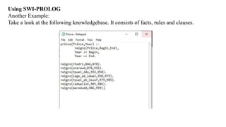 SWI-PROLOG TUTORIAL LEARN LOGIC PROGRAMMING.pptx