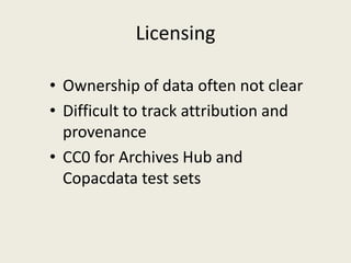 High and Lows of Library Linked Data | PPTX