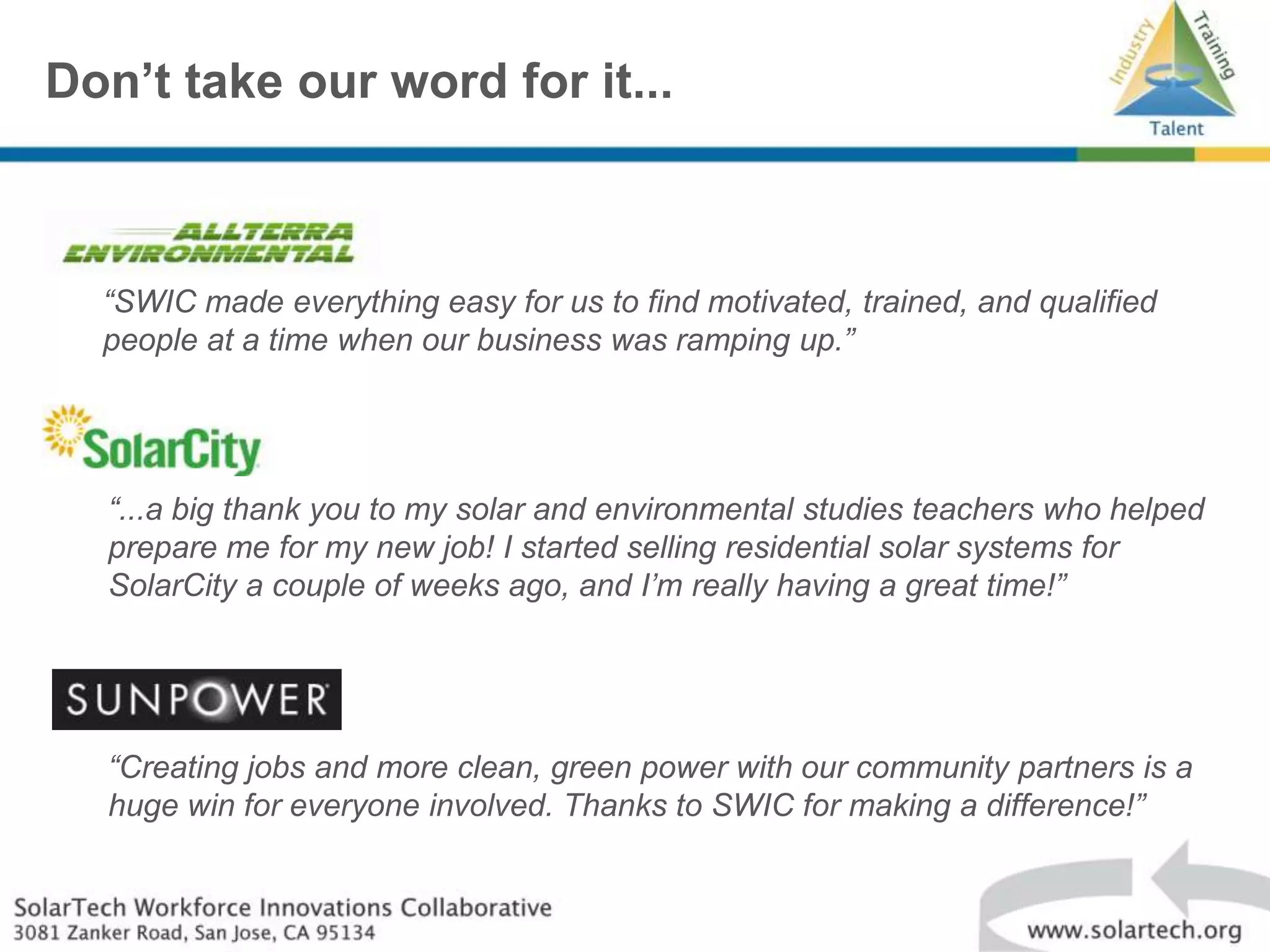 Swic employer presentation final _021712 | PPTX