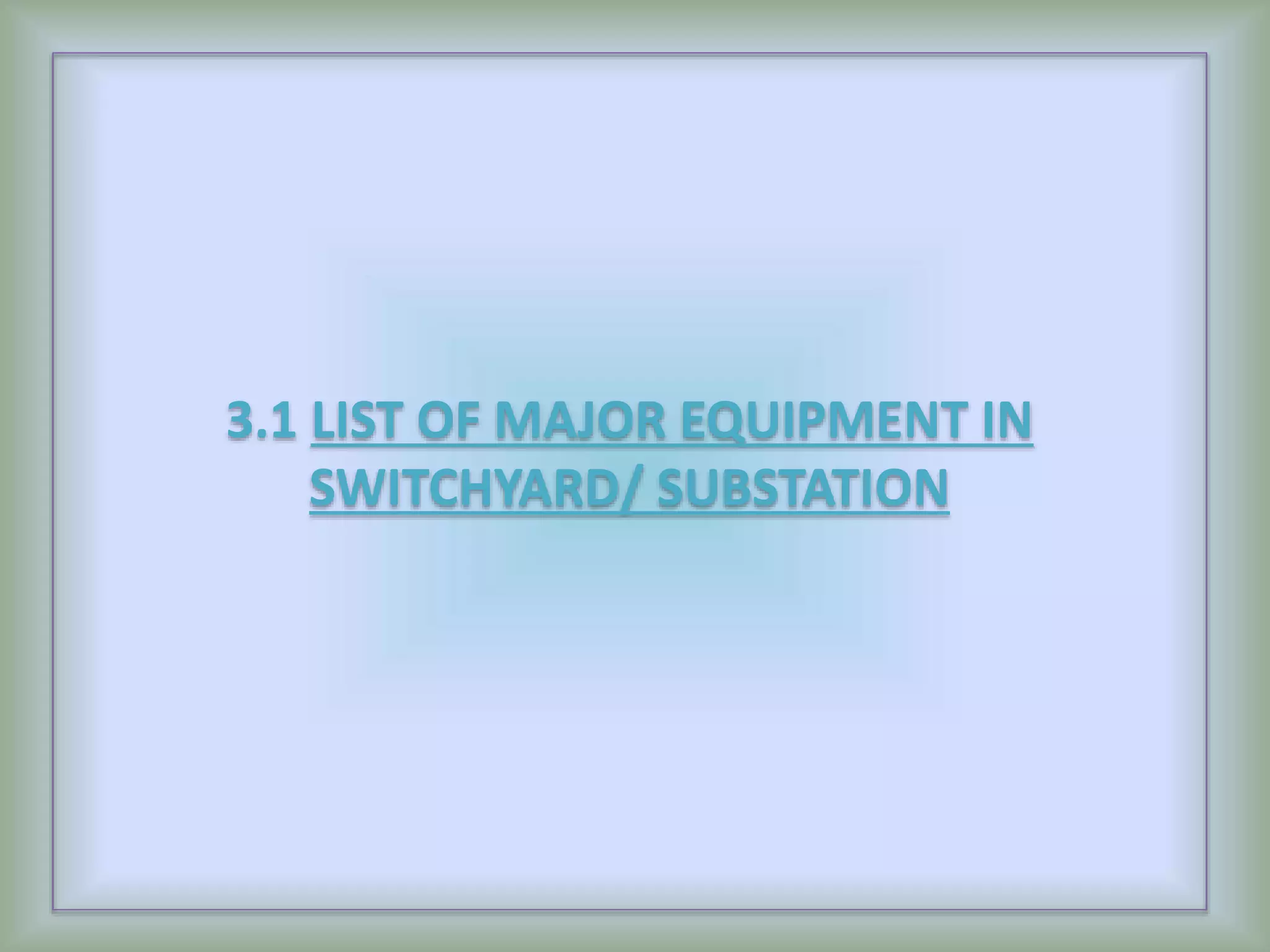 Troubleshooting of Electrical Switchyard & Substation Equipments | PPTX