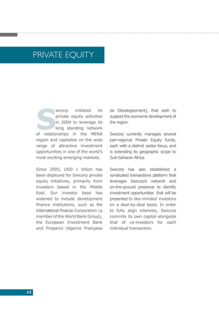Swicorp Corporate Presentation | PDF
