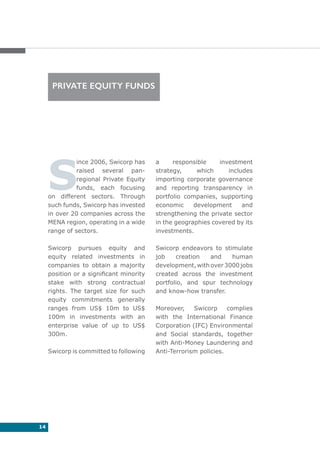 Swicorp Corporate Presentation | PDF