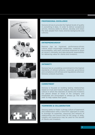 Swicorp Corporate Presentation | PDF