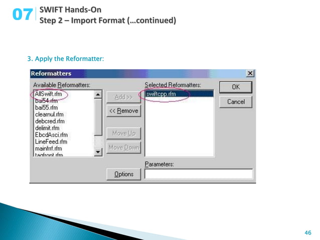 SWIFT & IntelliMATCH