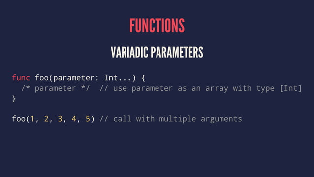 Swift Programming Language